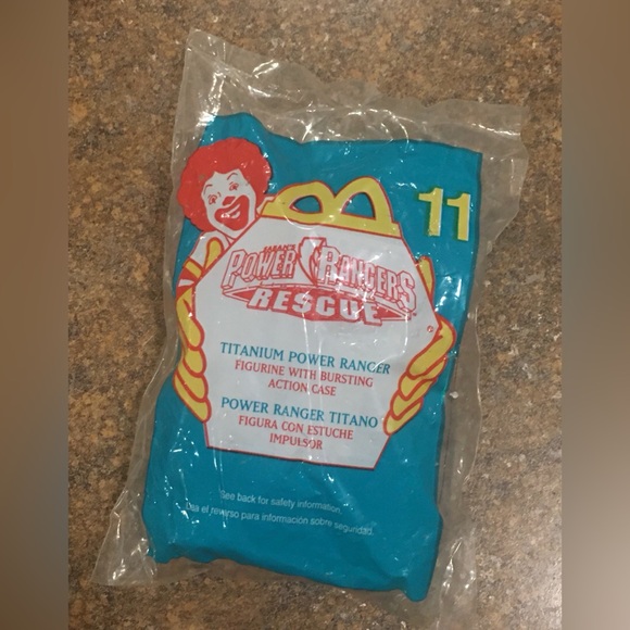 Power Ranger | Toys | Vintage Mcdonalds Happy Meal 200 1 Power Rangers ...